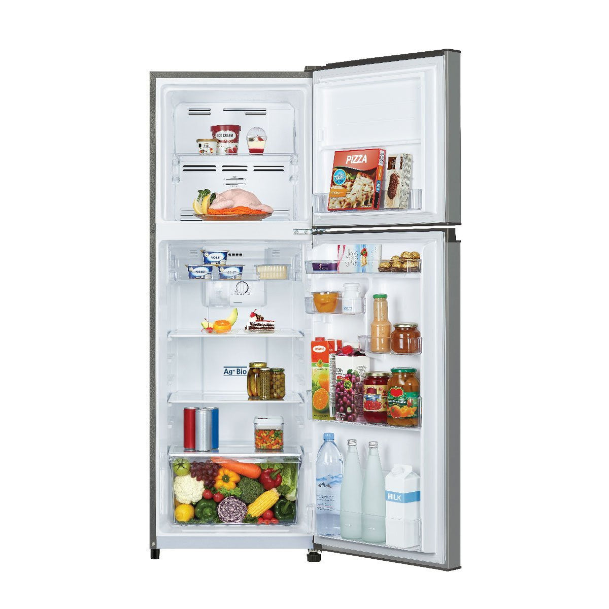 Toshiba 9 Cubic Feet 2-Door Inverter Dark Silver Refrigerator – ConcepStore