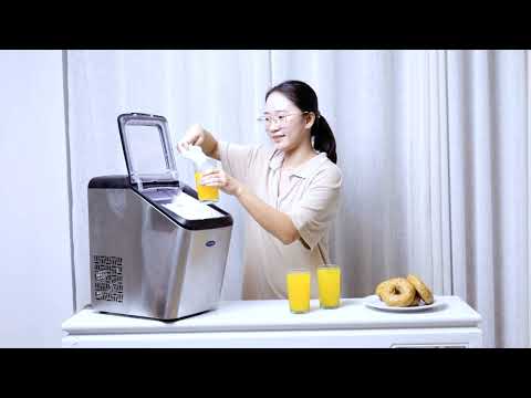Carrier Portable Stainless Steel Ice Maker l ConcepStore